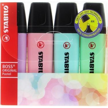 STABILO BOSS ORIGINAL Pastel 4'lü Paket